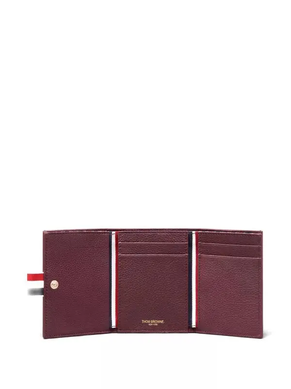 Thom Browne Pebble-grain Trifold Wallet