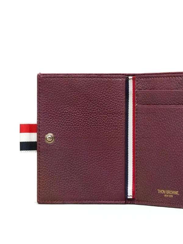 Thom Browne Pebble-grain Trifold Wallet