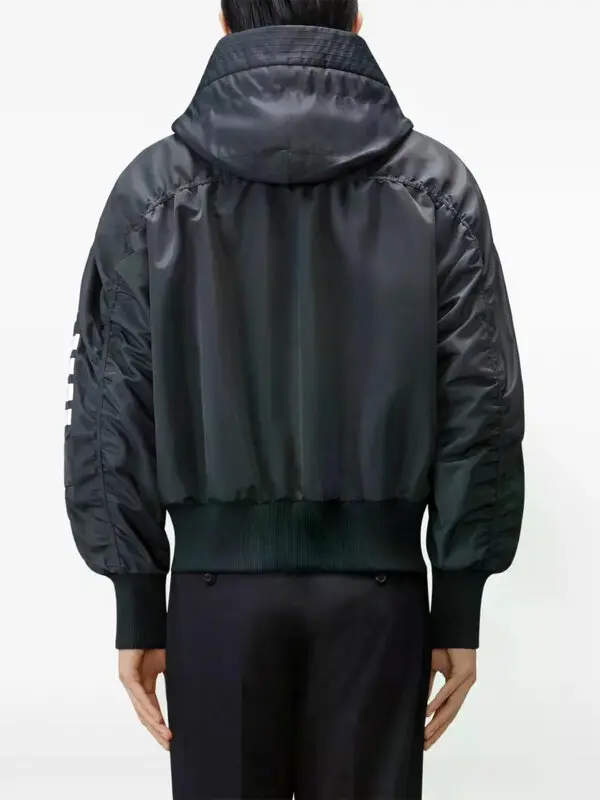 Thom Browne 4-bar Hooded Jacket