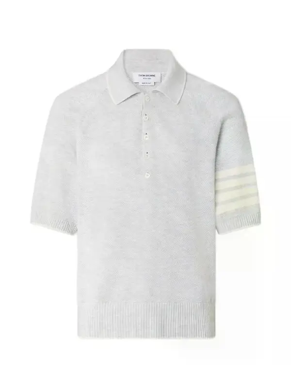 Thom Browne 4-bar Relaxed-fit Polo Shirt