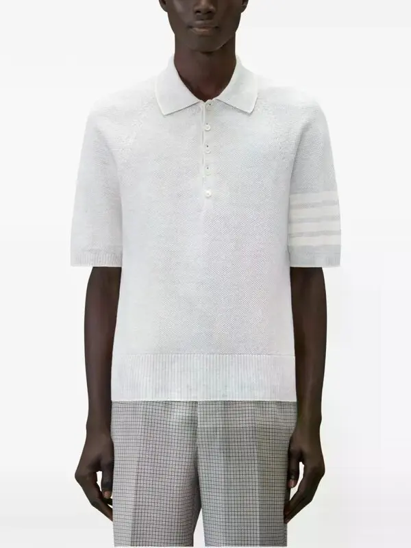 Thom Browne 4-bar Relaxed-fit Polo Shirt
