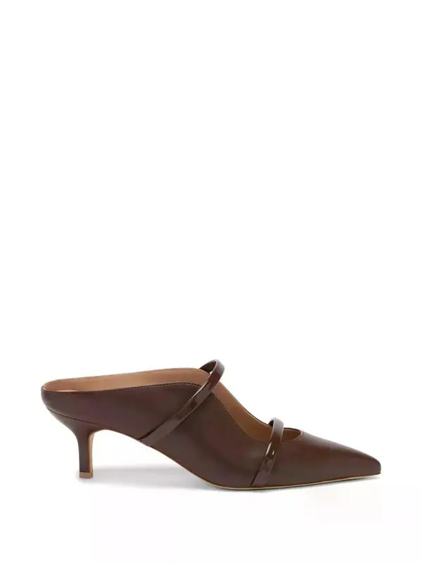MALONE SOULIERS Maureen Leather Mules - Brown