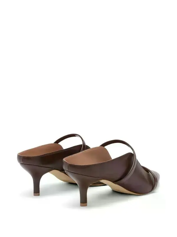 MALONE SOULIERS Maureen Leather Mules - Brown