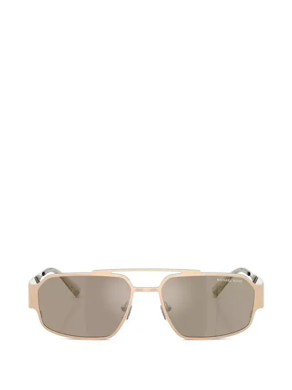 Michael Kors Geometric Frame Sunglasses - Gold