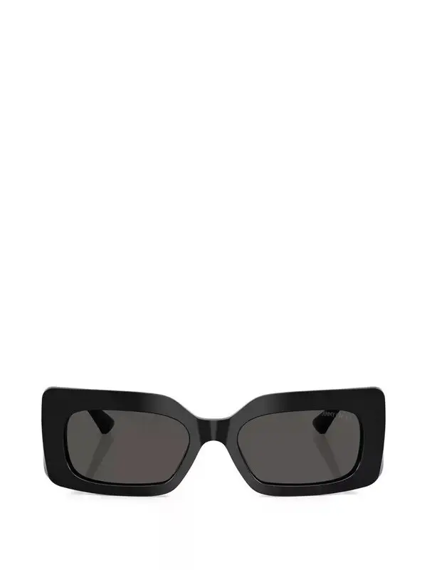 JIMMY CHOO Rectangle Sunglasses - Black