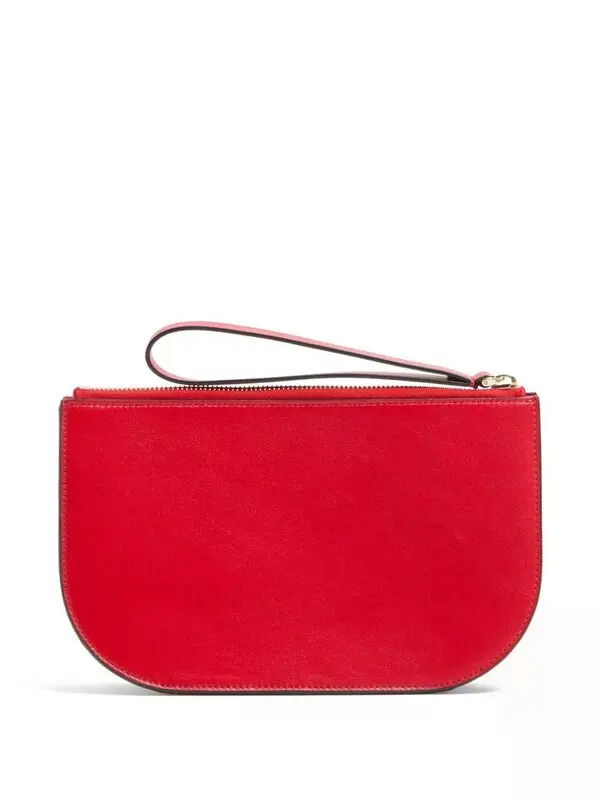Valentino Garavani Vlogo Walk Nappa Pouch - Red