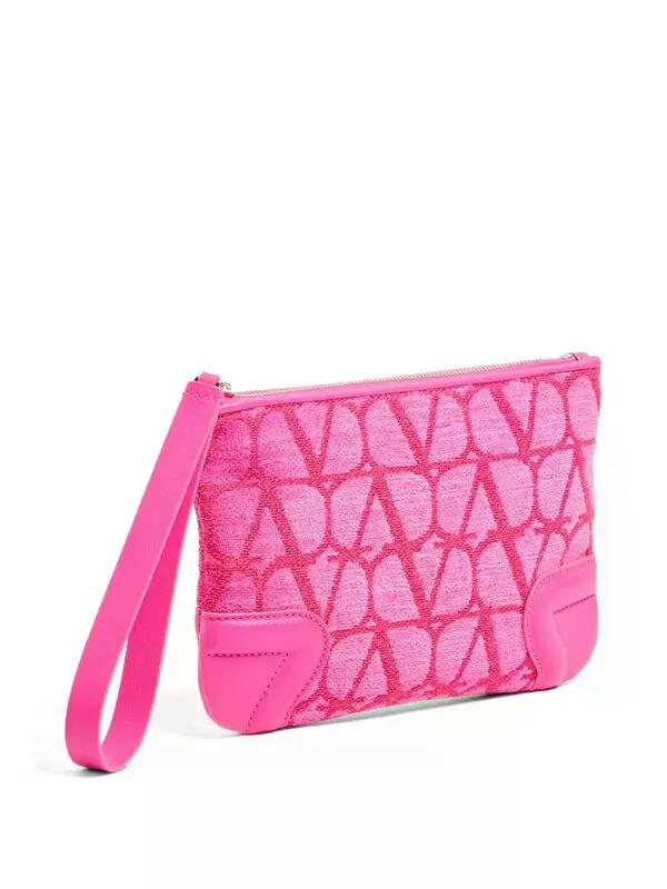 Valentino Garavani Toile Iconographe Pouch - Pink