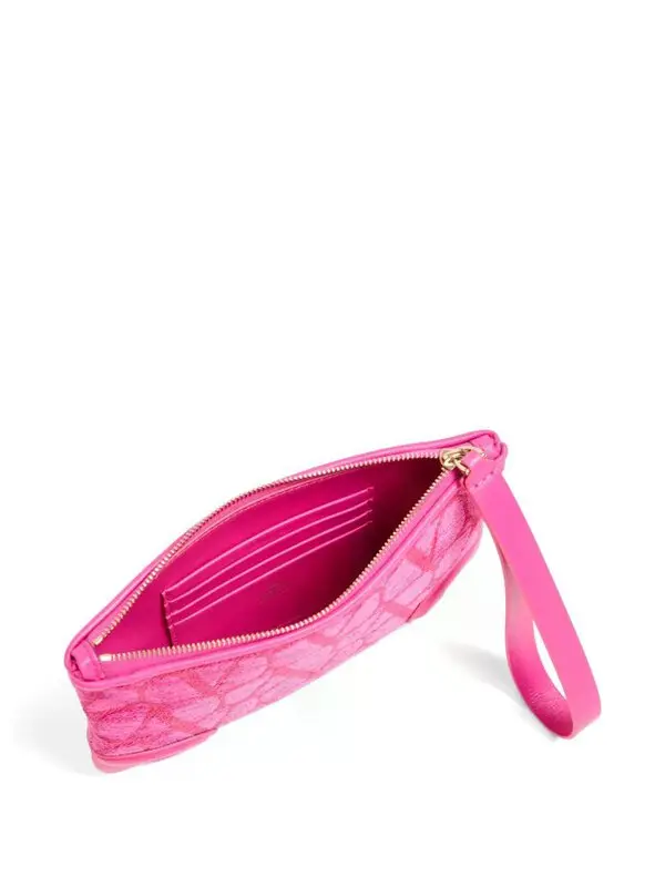 Valentino Garavani Toile Iconographe Pouch - Pink