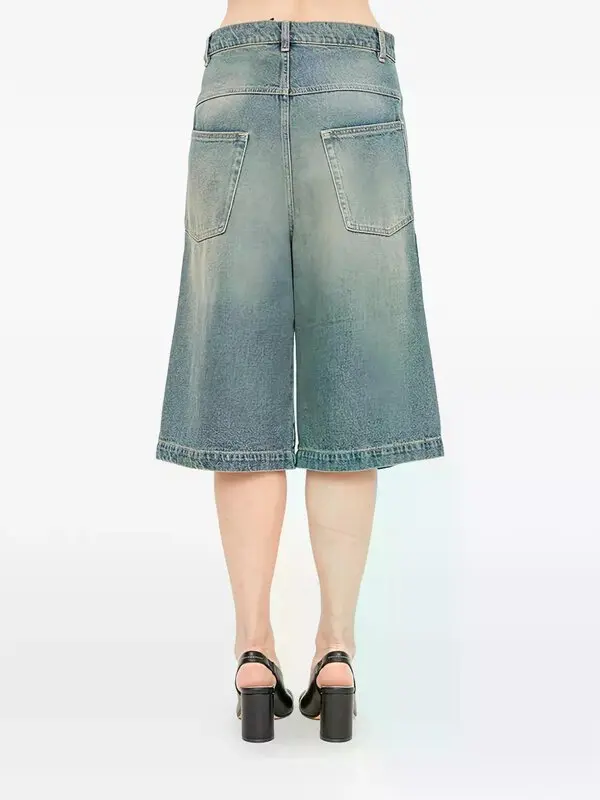 Andrea Ya'aqov Denim Knee-length Shorts