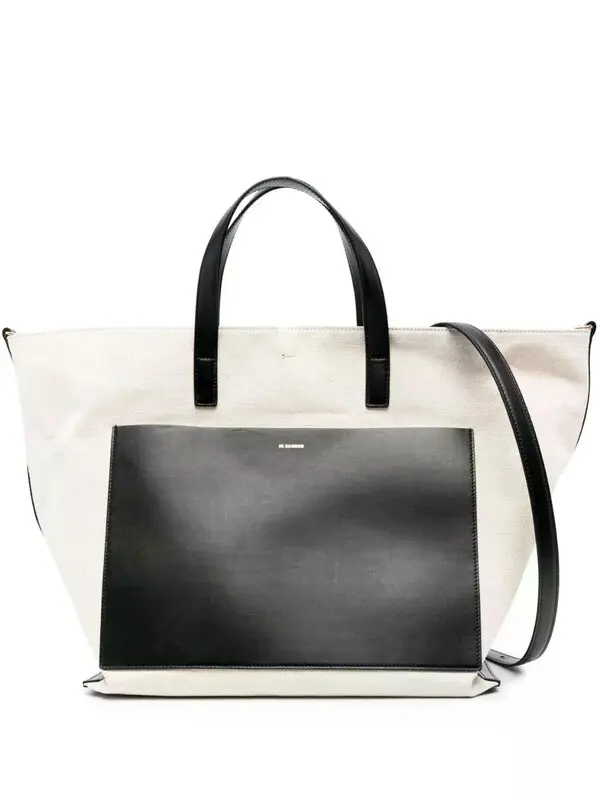 JIL SANDER Medium Tote Bag - Neutrals