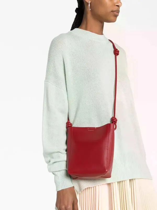 JIL SANDER Giro Leather Crossbody Bag