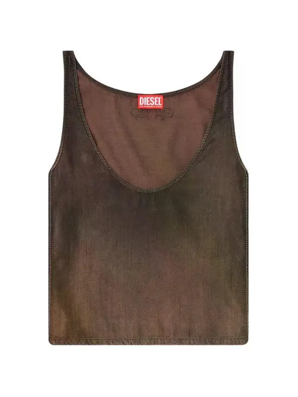DIESEL® Ombre Effect Cropped Top