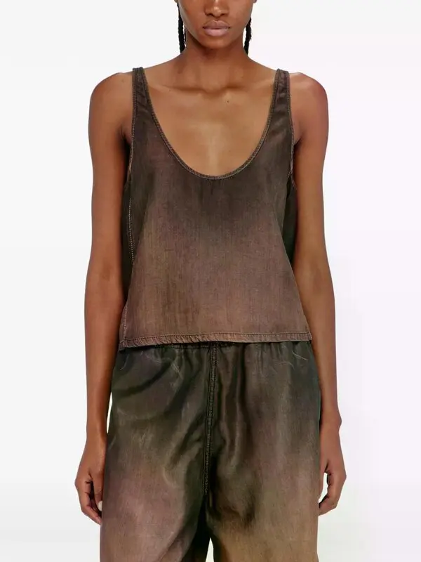 DIESEL® Ombre Effect Cropped Top