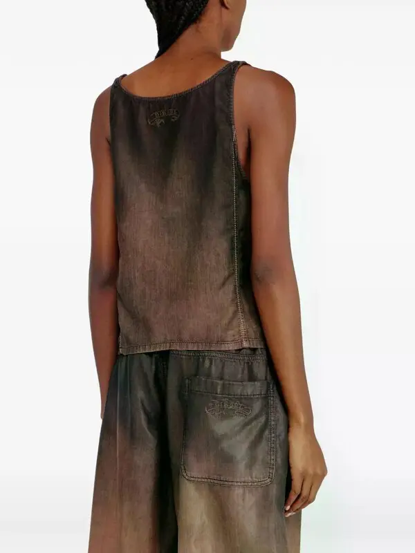 DIESEL® Ombre Effect Cropped Top
