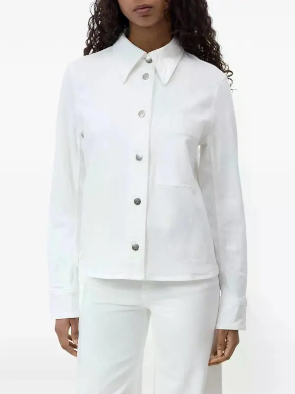 Closed Cotton Denim Chest-pocket Jacket
