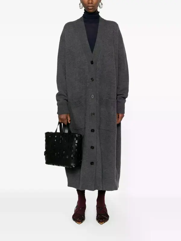 JIL SANDER V-neck Wool Cardigan