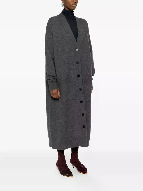 JIL SANDER V-neck Wool Cardigan