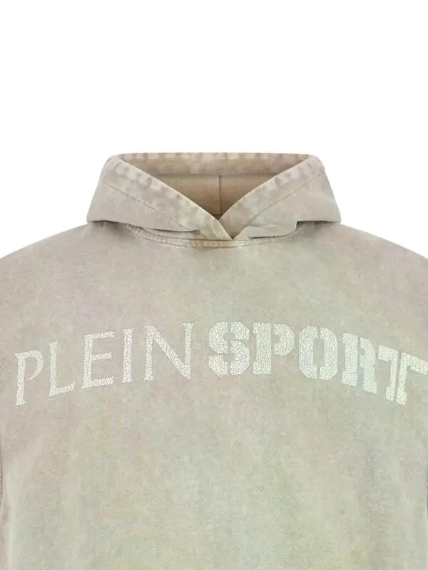 PLEIN SPORT Sleeveless Hoodie - Neutrals