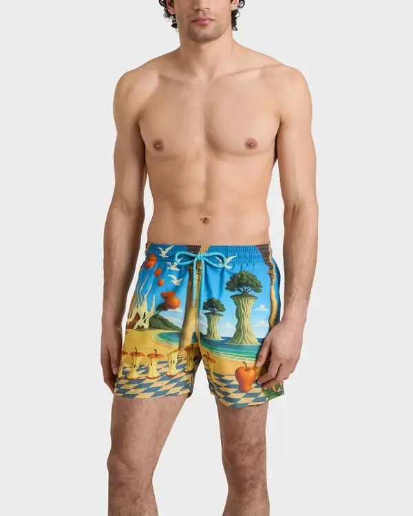 Vilebrequin X 3.paradis Printed Swim Trunks