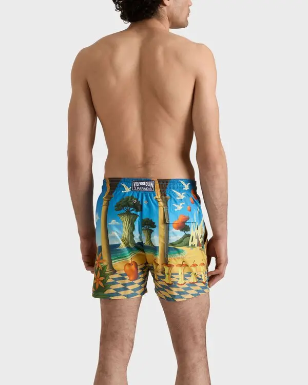 Vilebrequin X 3.paradis Printed Swim Trunks - Blue