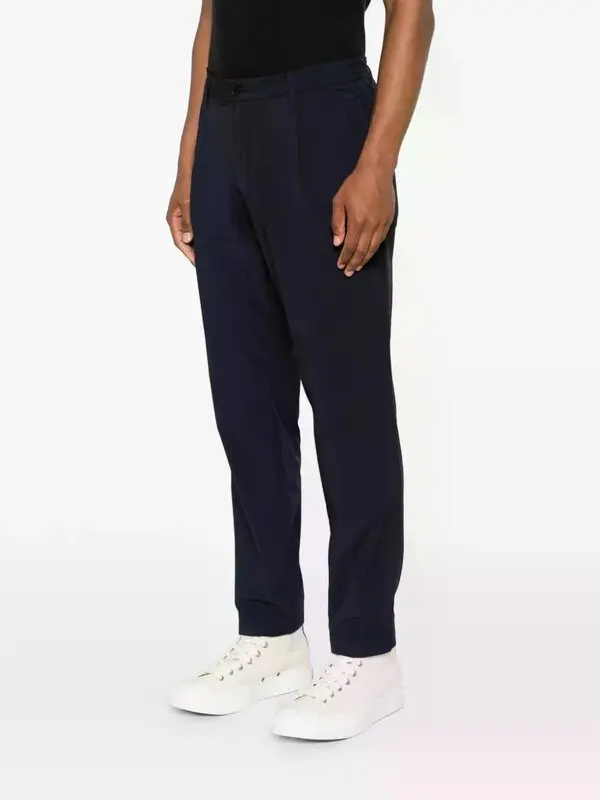 Karl Lagerfeld Logo Plaque Tapered Trousers