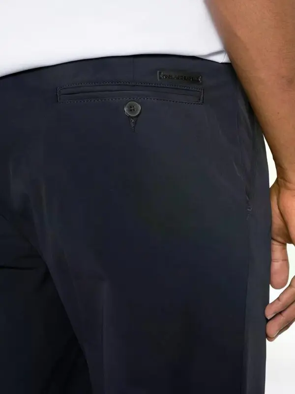 Karl Lagerfeld Logo Plaque Tapered Trousers