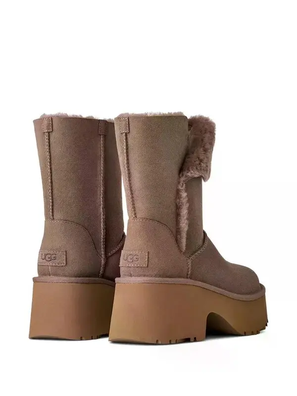 UGG Classic Esmée Platform Trim Boots - Brown
