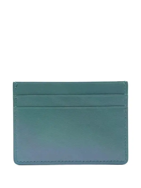 JIL SANDER Logo-print Leather Cardholder - Blue