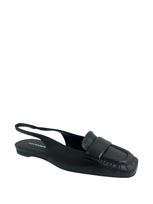 HALMANERA Ruched Slingback Mules