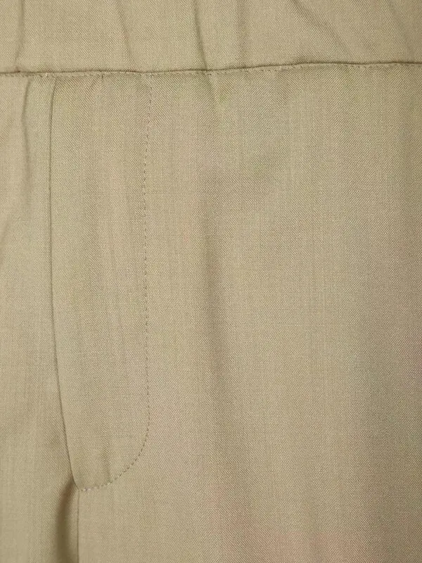 COSTUMEIN Elasticated Waist Pressed Crease Trousers