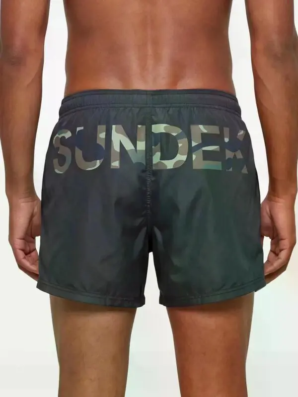 Sundek Camouflage Logo Swim Shorts