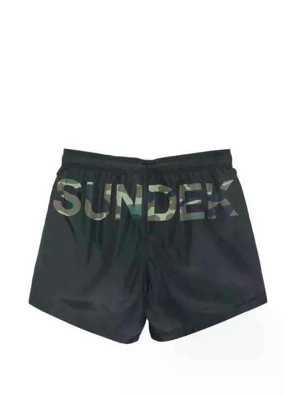 Sundek Camouflage Logo Swim Shorts