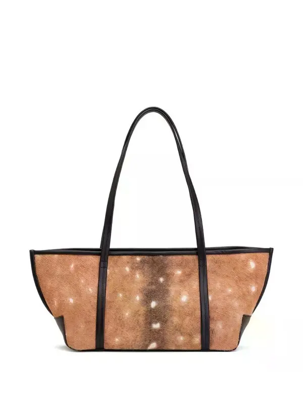 ST. AGNI Fawn Leather Tote Bag
