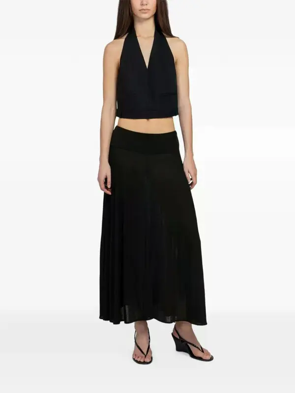 ST. AGNI Upside Down Halterneck Blouse