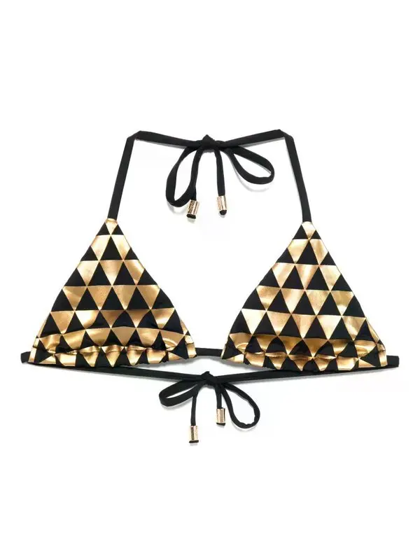 Cynthia Rowley Olympia Bikini Top - Black