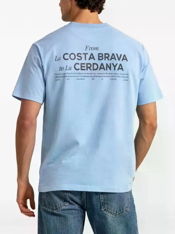 LES HÉRITIERS Slogan Print T-shirt