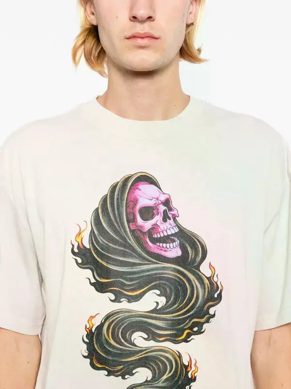 MELT Skull-printed T-shirt