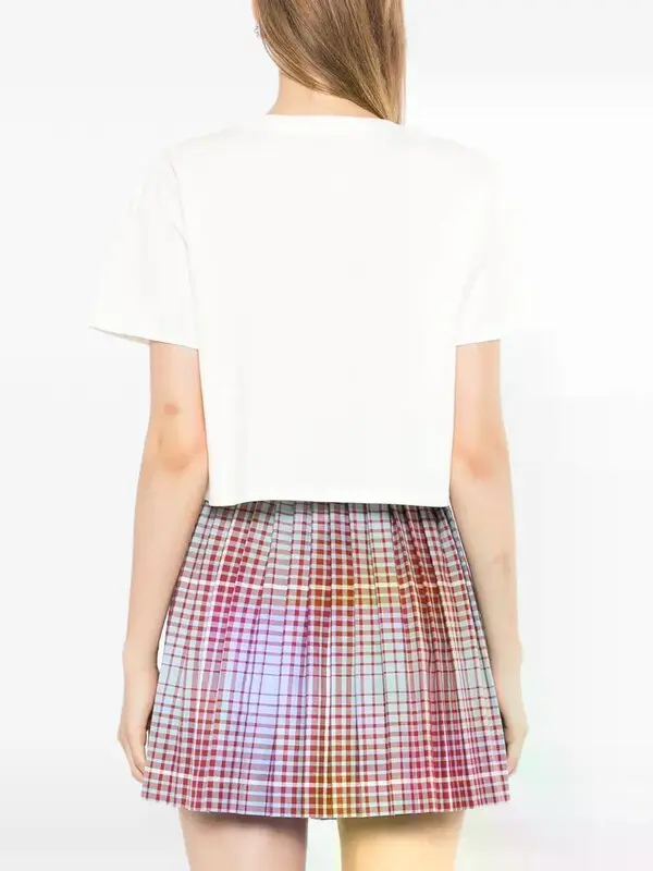 MELT Graphic-print Cropped T-shirt