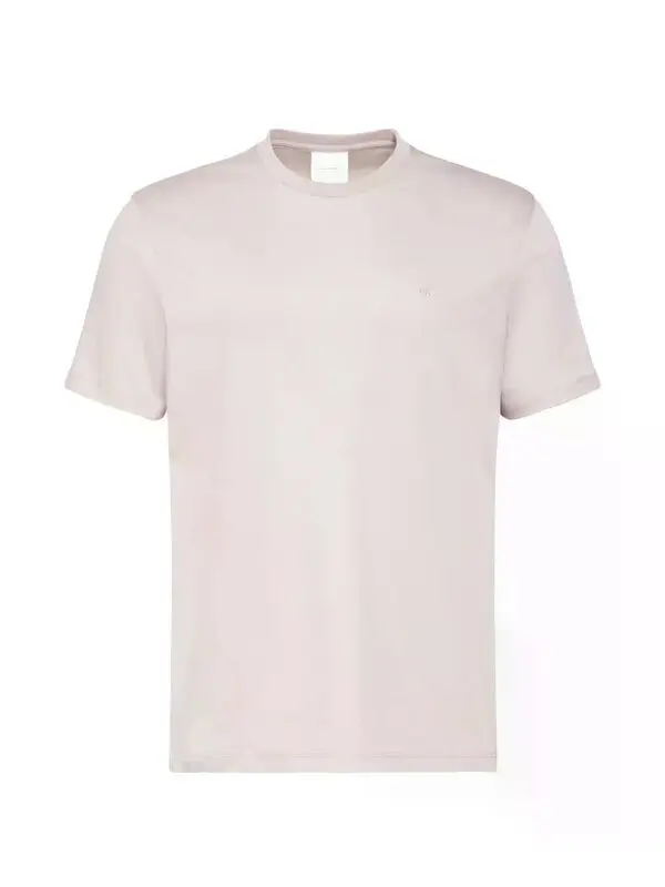 Calvin Klein Logo-embroidered T-shirt - Neutrals