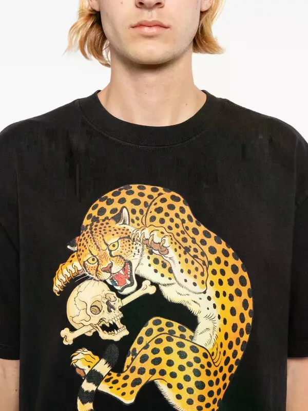 MELT Leopard-printws T-shirt