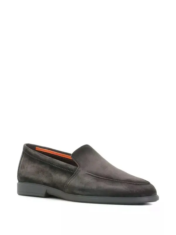 Santoni Suede Loafers