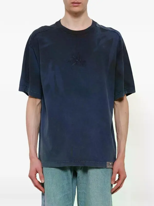FENG CHEN WANG X Lee Logo-embroidered Short-sleeve T-shirt