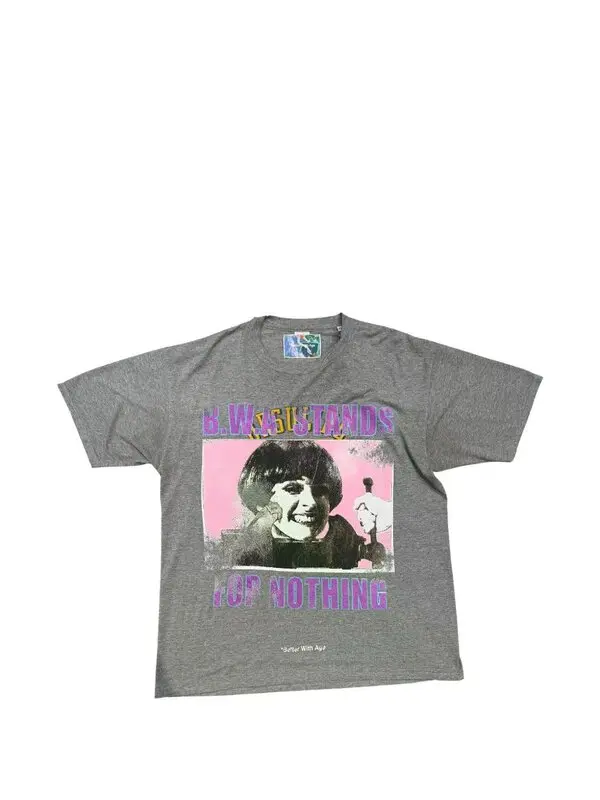 BETTER WITH AGE Modest Graphic-print T-shirt - Grey