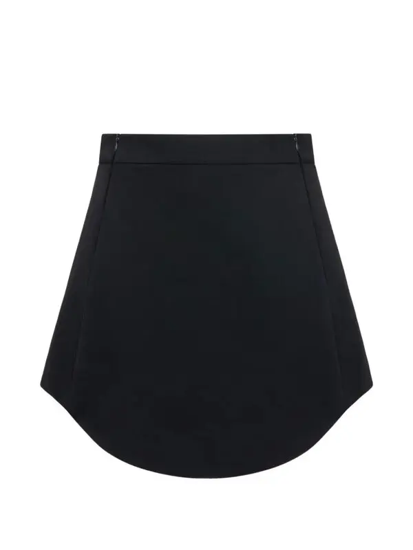 THE ARKOW Rose Curved-hem Mini Skirt