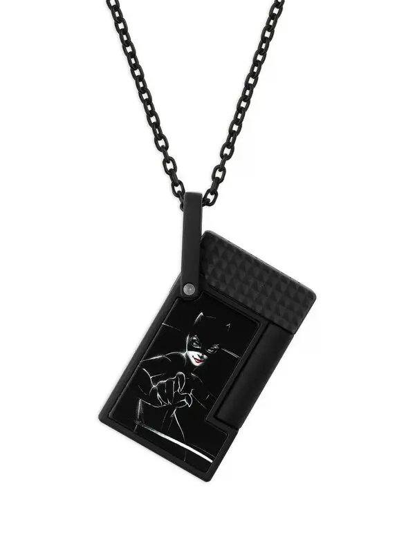 S.t. Dupont Catwoman Lighter Necklace - Black