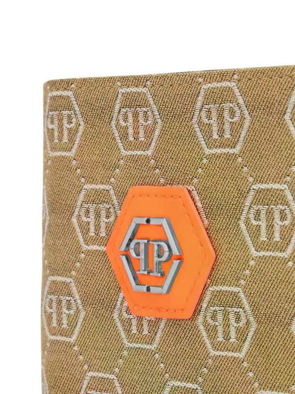 Philipp Plein Monogram Jacquard Wallet