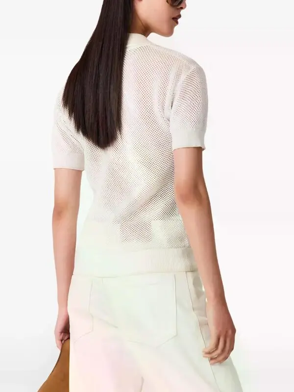 Stella McCartney Short-sleeve Mesh Knit Top