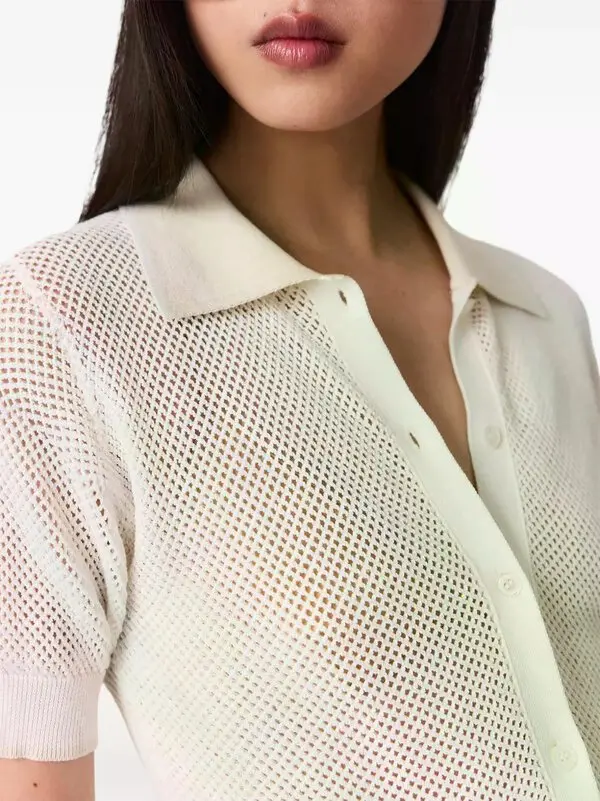 Stella McCartney Short-sleeve Mesh Knit Top