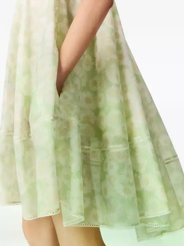 Stella McCartney Floral Print Halterneck Dress