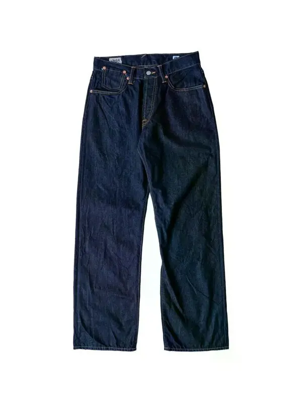 NBDN DENIM Estd 012 Sashiko-patch Straight-leg Jeans